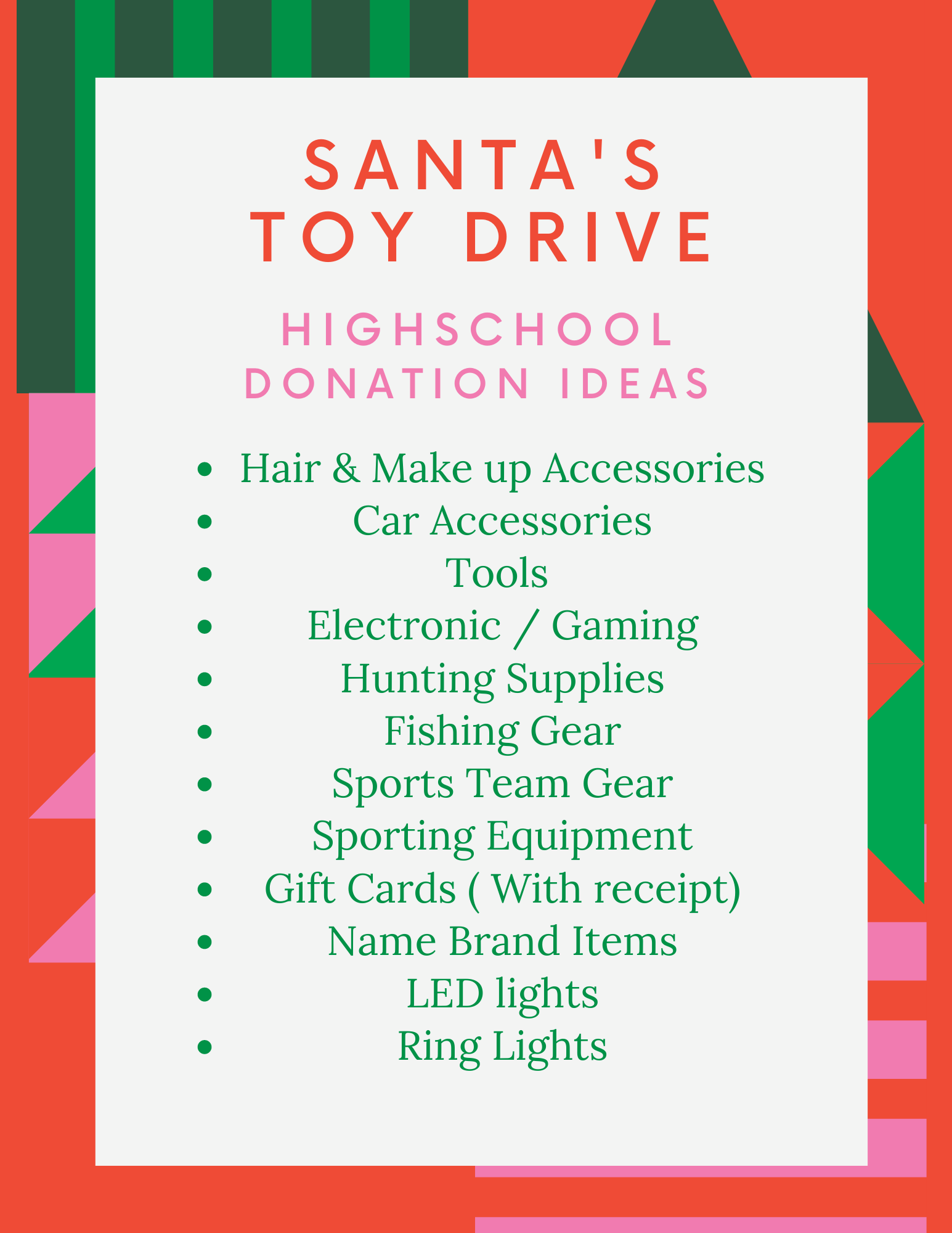 Donations | Santa's Toy Drive